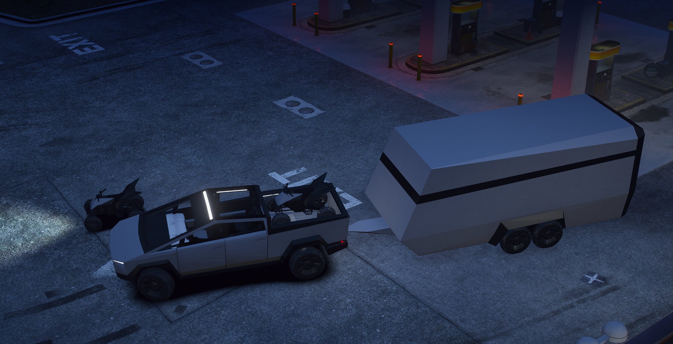Fivem Tesla Cybertruck Pack: Cybertruck ATV Trailer Fivem - Etsy Canada