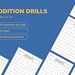 Printable 5-minute Addition Drill for Kids Ages 5-8: Engaging ...
