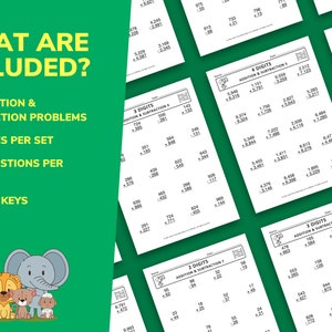 Printable Mix Problem Mathematics Worksheets for Kids | Double and ...