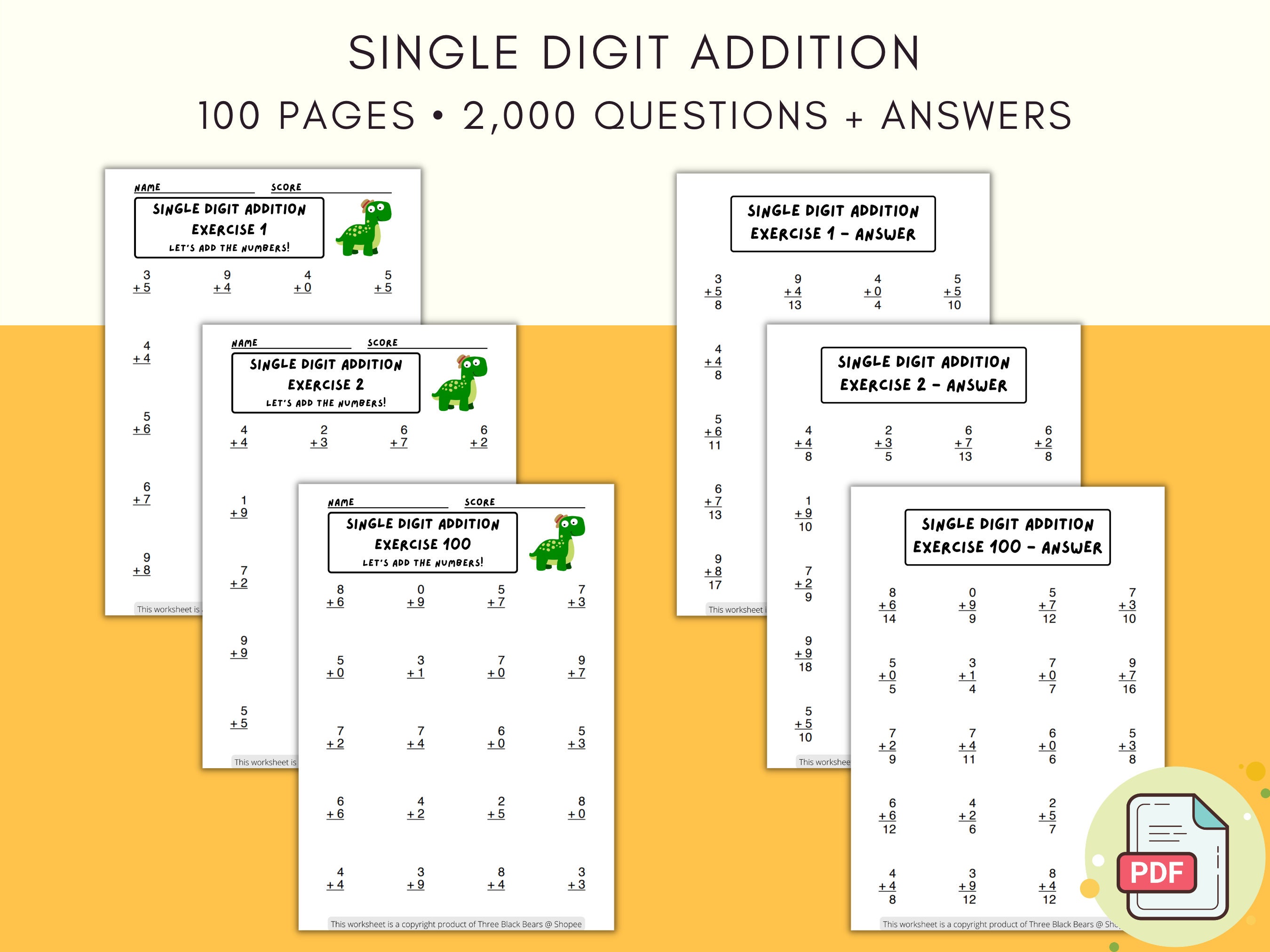 7-IN-1 Printable First Grade Mathematics Worksheets Bundle for Kids ...