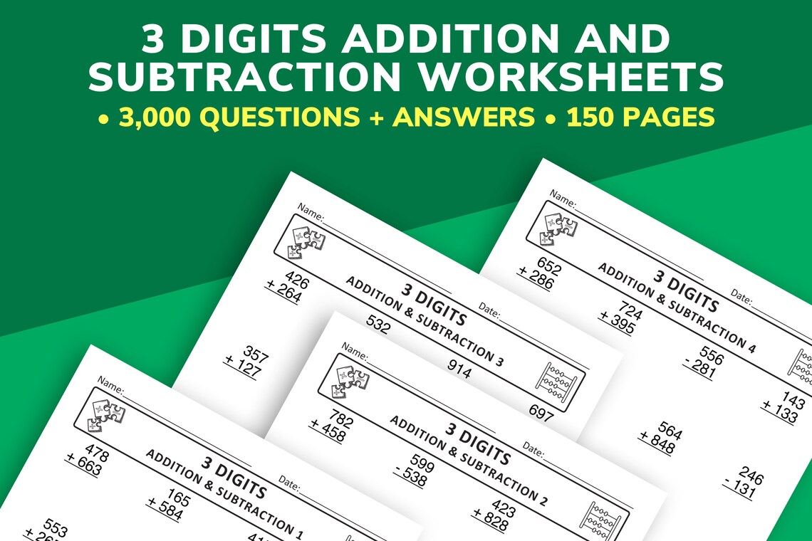 Printable Mix Problems Mathematics Worksheets for Kids Ages 5-8 ...