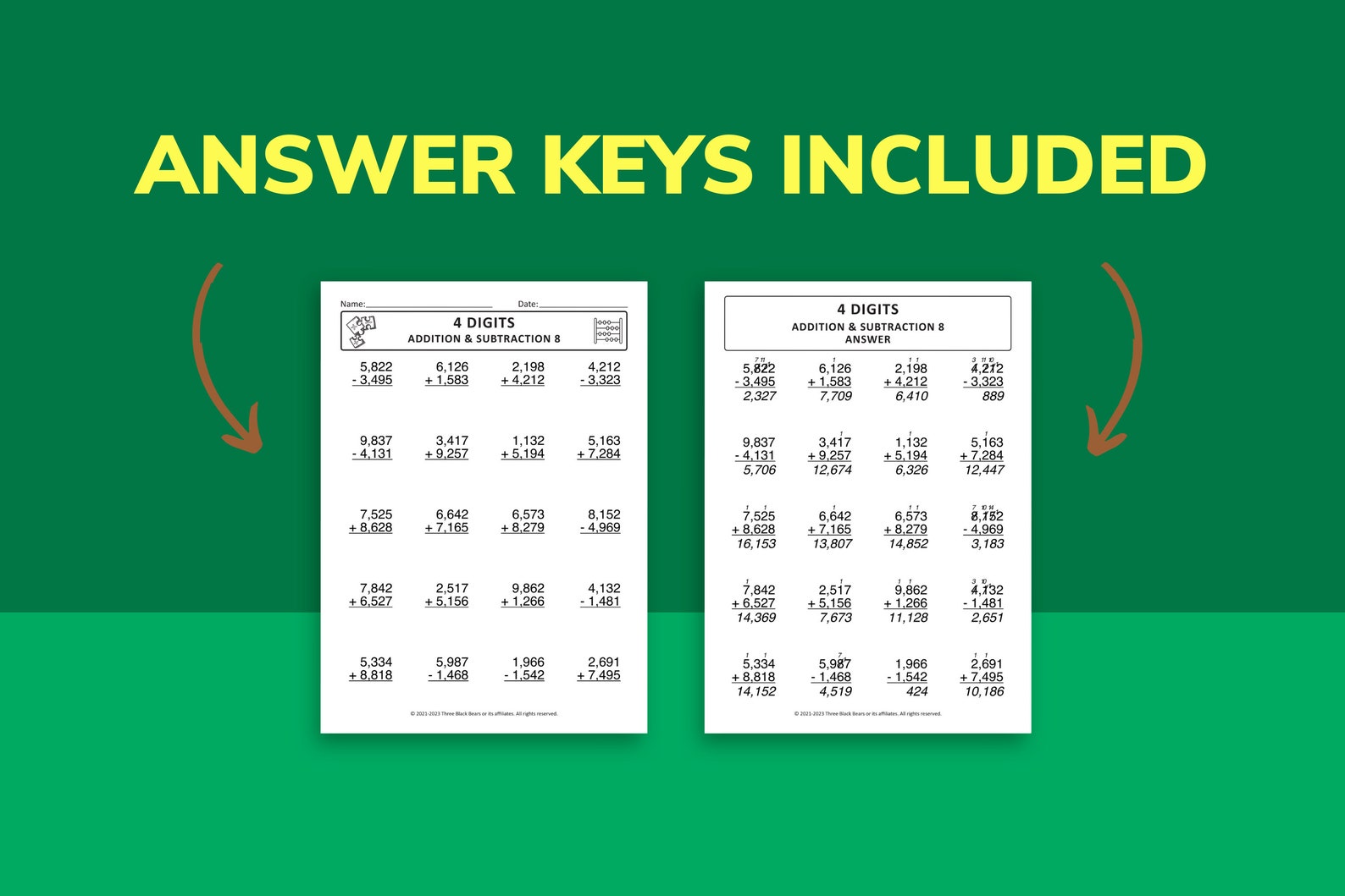 Printable Mix Problem Mathematics Worksheets for Kids | Double and ...