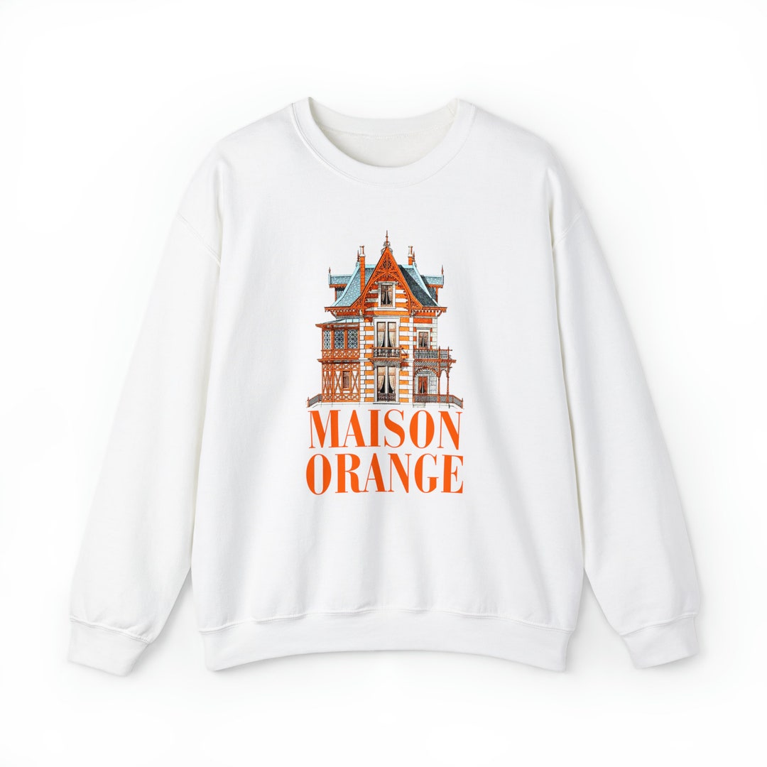 Maison Orange Mansion Chateau Vintage Art Print Unisex - Etsy