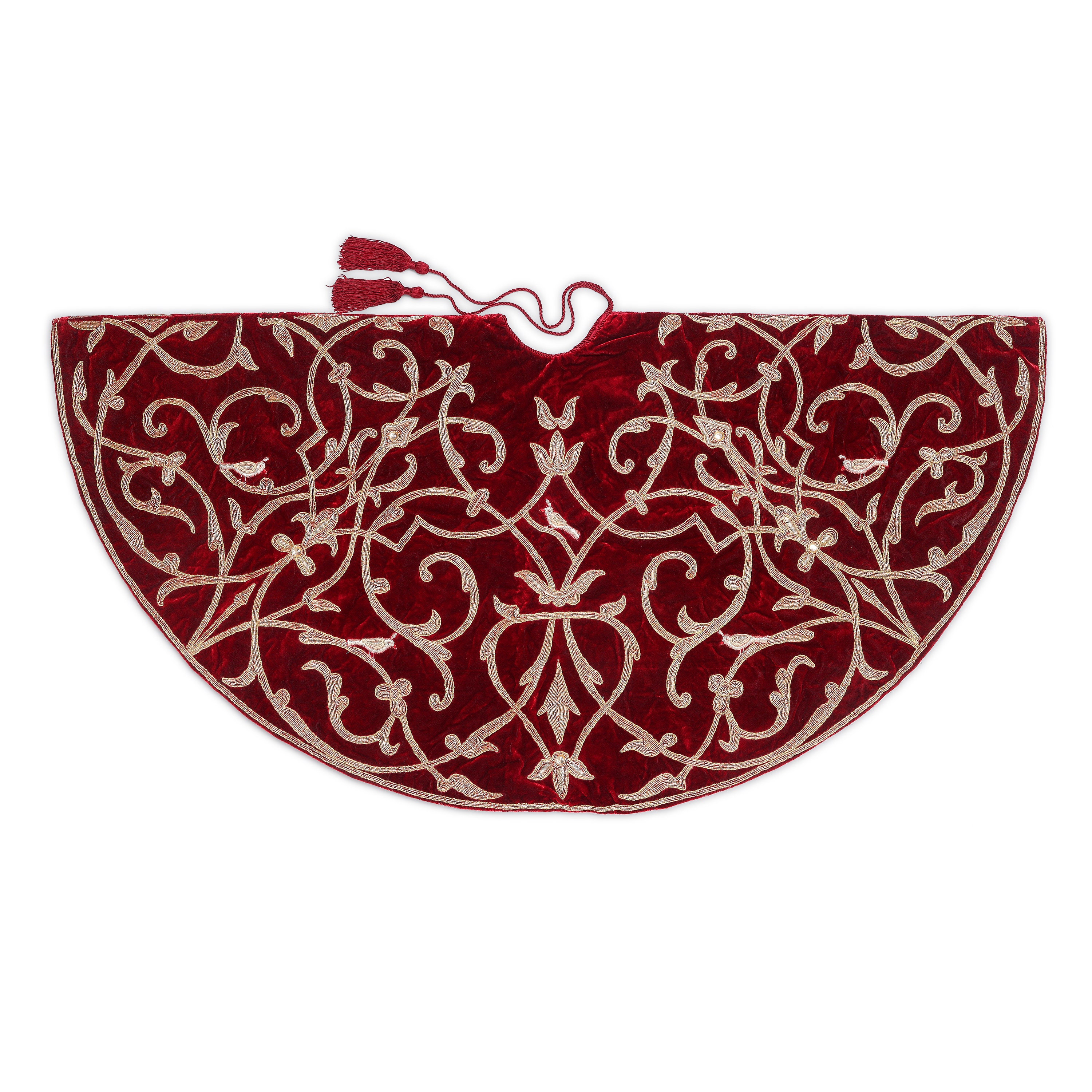 72 Inch Red Christmas Tree Skirt Extra Large Christmas Tree - Etsy