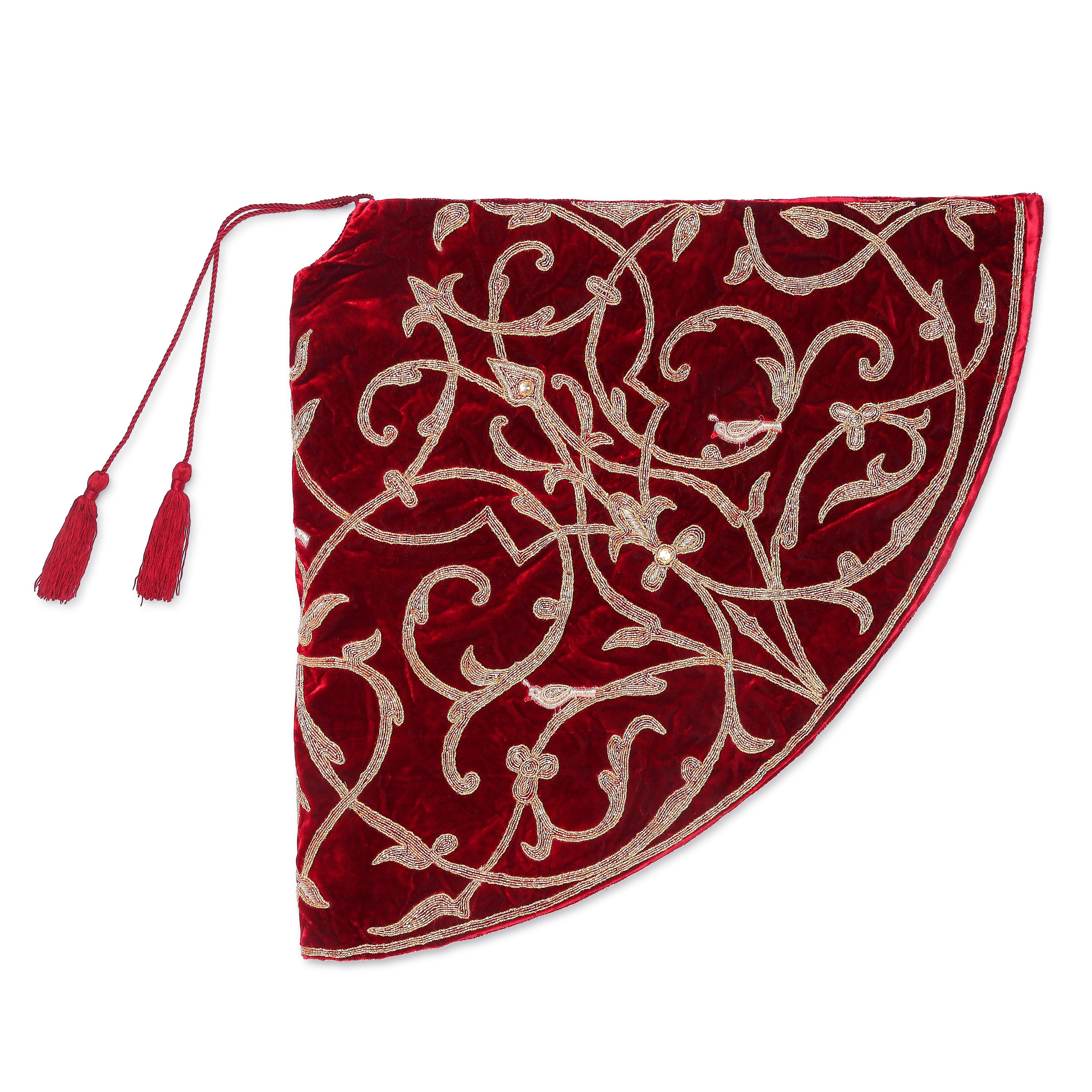 72 Inch Red Christmas Tree Skirt Extra Large Christmas Tree - Etsy