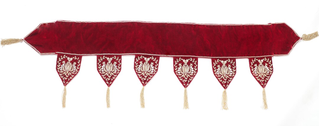 Red Velvet Christmas Mantle Scarf Available in 2 Sizes,60" &72" Inches ...