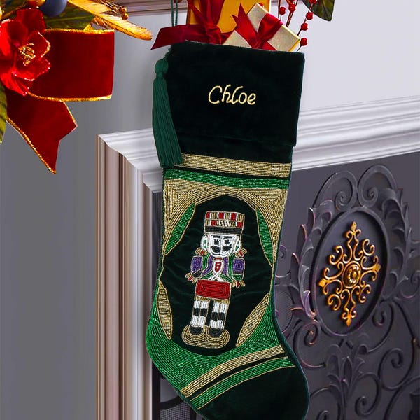 Green Stocking - Etsy