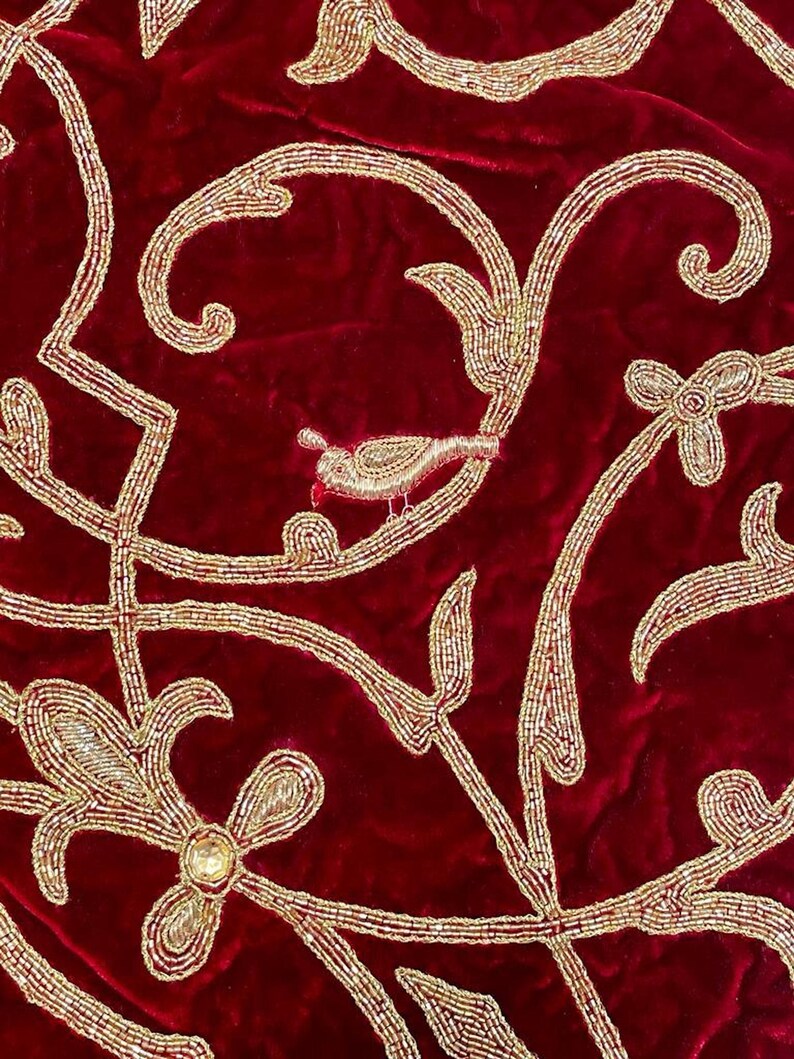 72 Inch Red Christmas Tree Skirt Extra Large Christmas Tree - Etsy