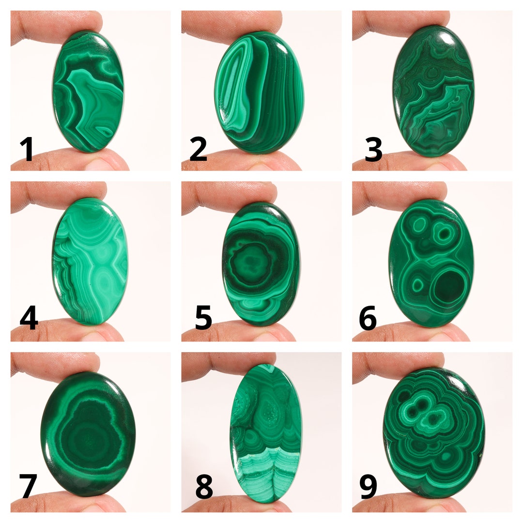 Natural Malachite Cabochon Top Quality Malachite Green Malachite ...