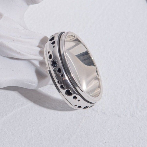 Silver Spinning Ring - Etsy