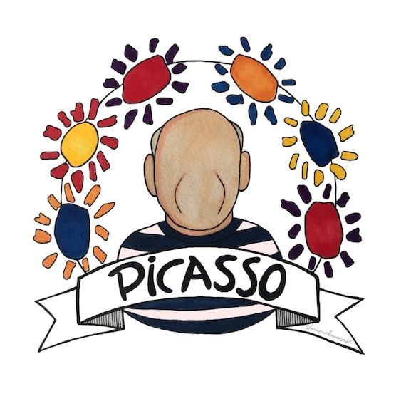 Pablo Picasso A4 Print | Etsy