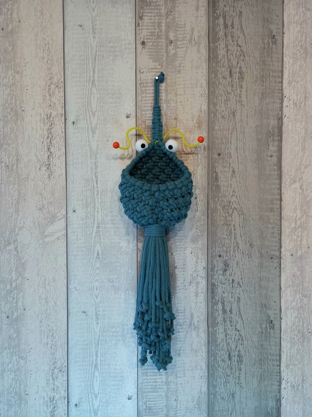 Worry Monster, Macrame Monster for Encouraging Expression, Easing ...