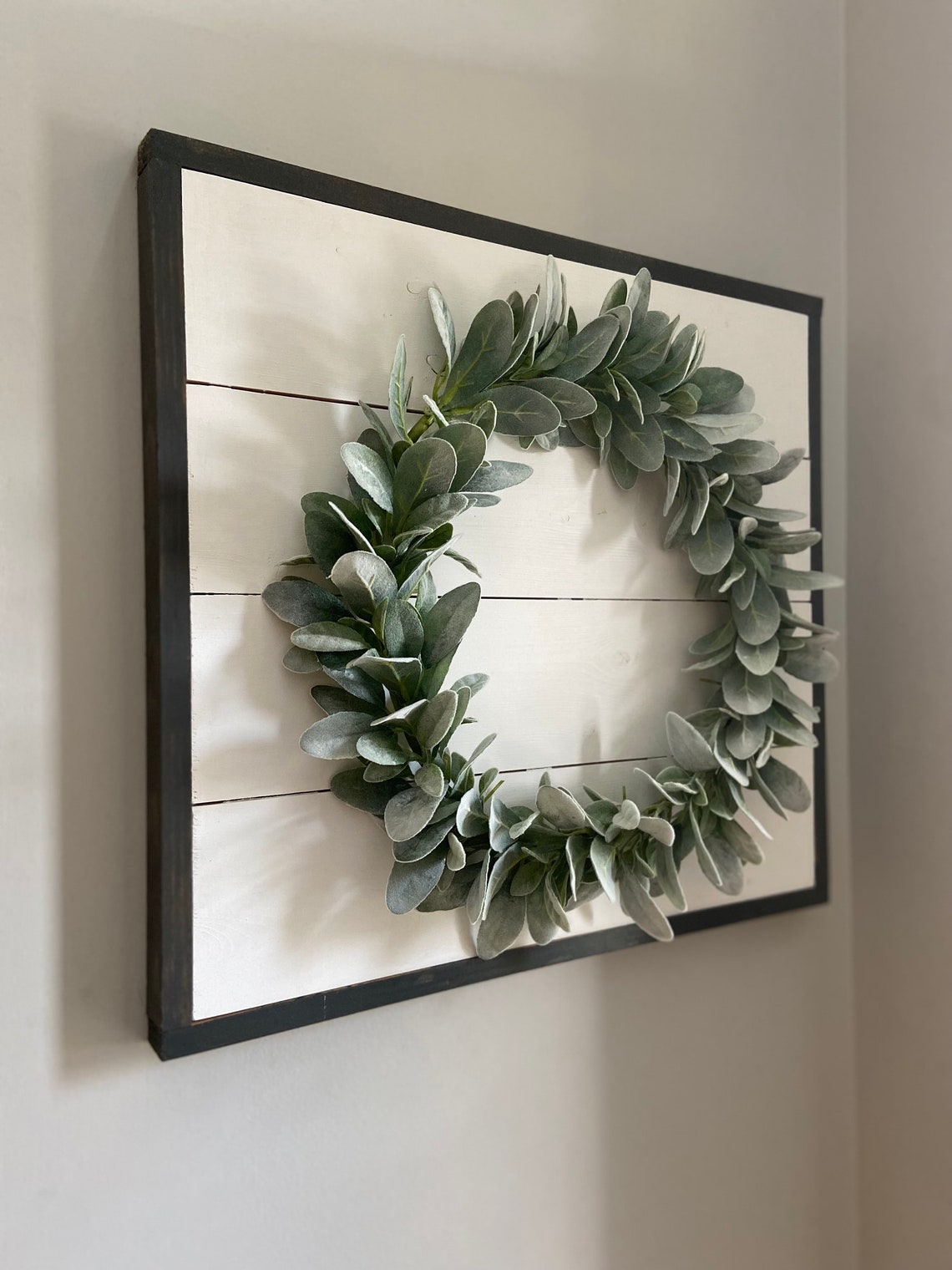 Rustic Wood Wreath Frame I Rustic Wall Frame I Magnolia Farms Style ...