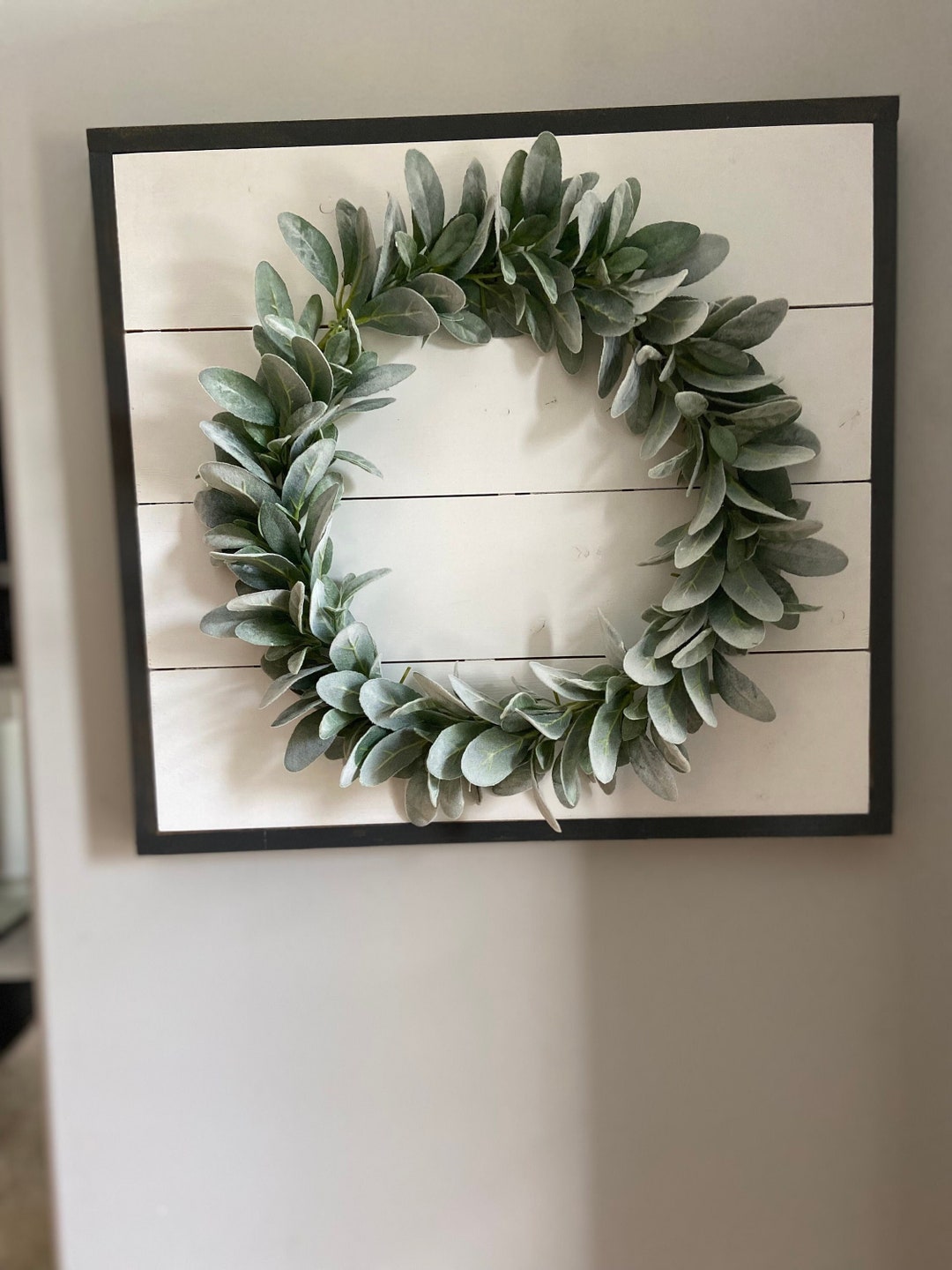 Rustic Wood Wreath Frame I Rustic Wall Frame I Magnolia Farms Style ...