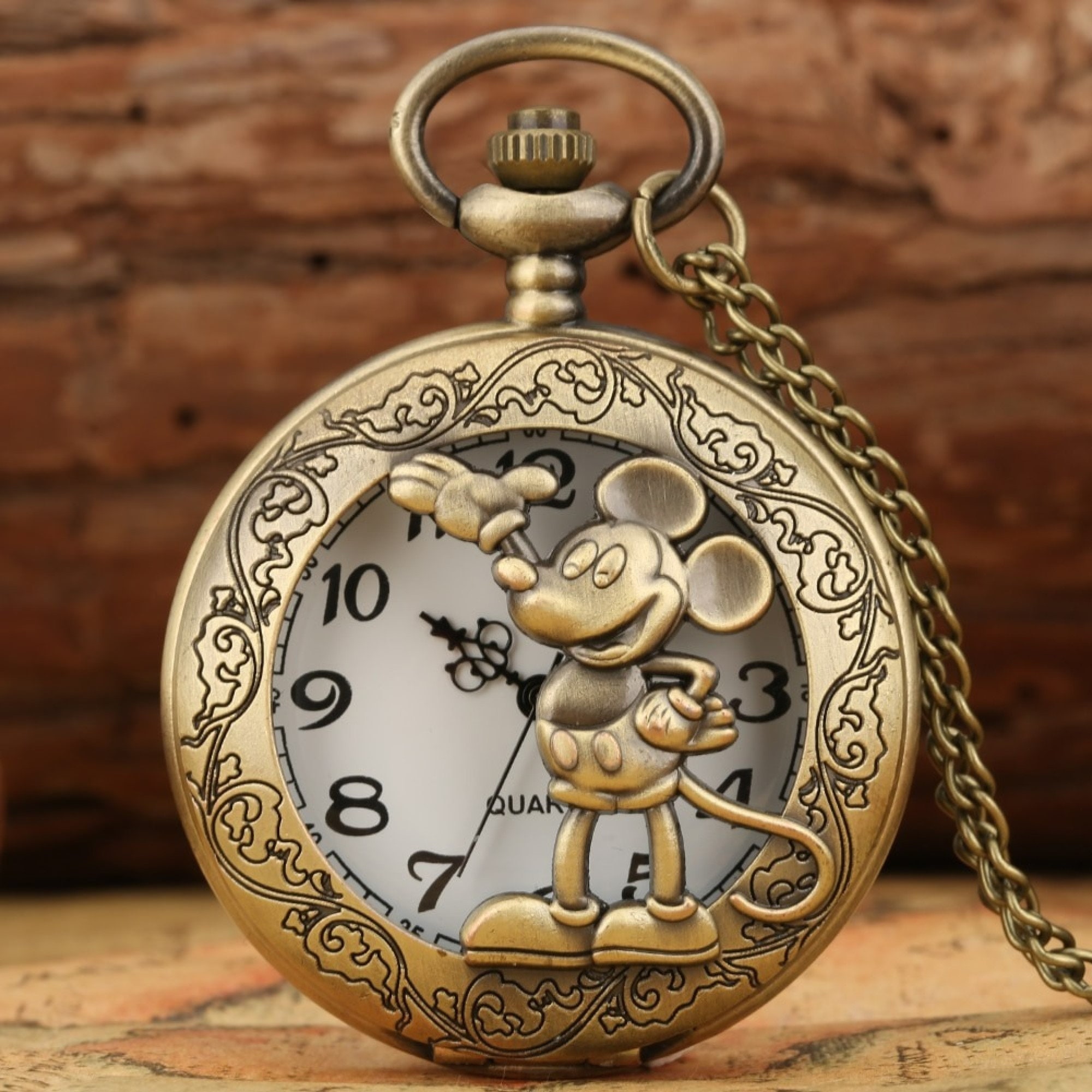 Vintage Disney Colibri Rotating Mickey Mouse Pocket Watch - 1990’s ...