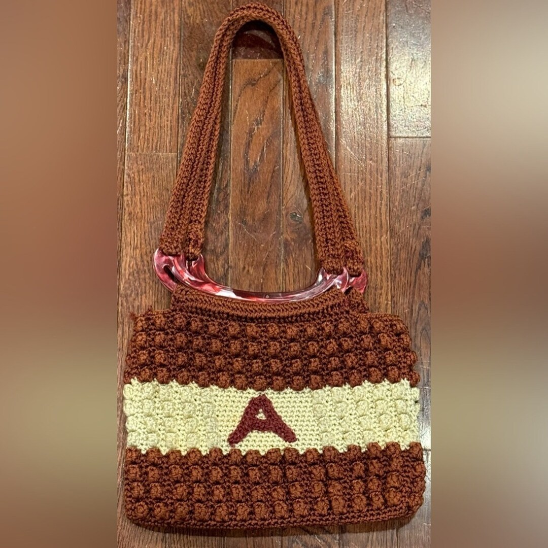 Alabama Roll Tide A Monogram Handmade Vintage Shoulder Bag Purse ...