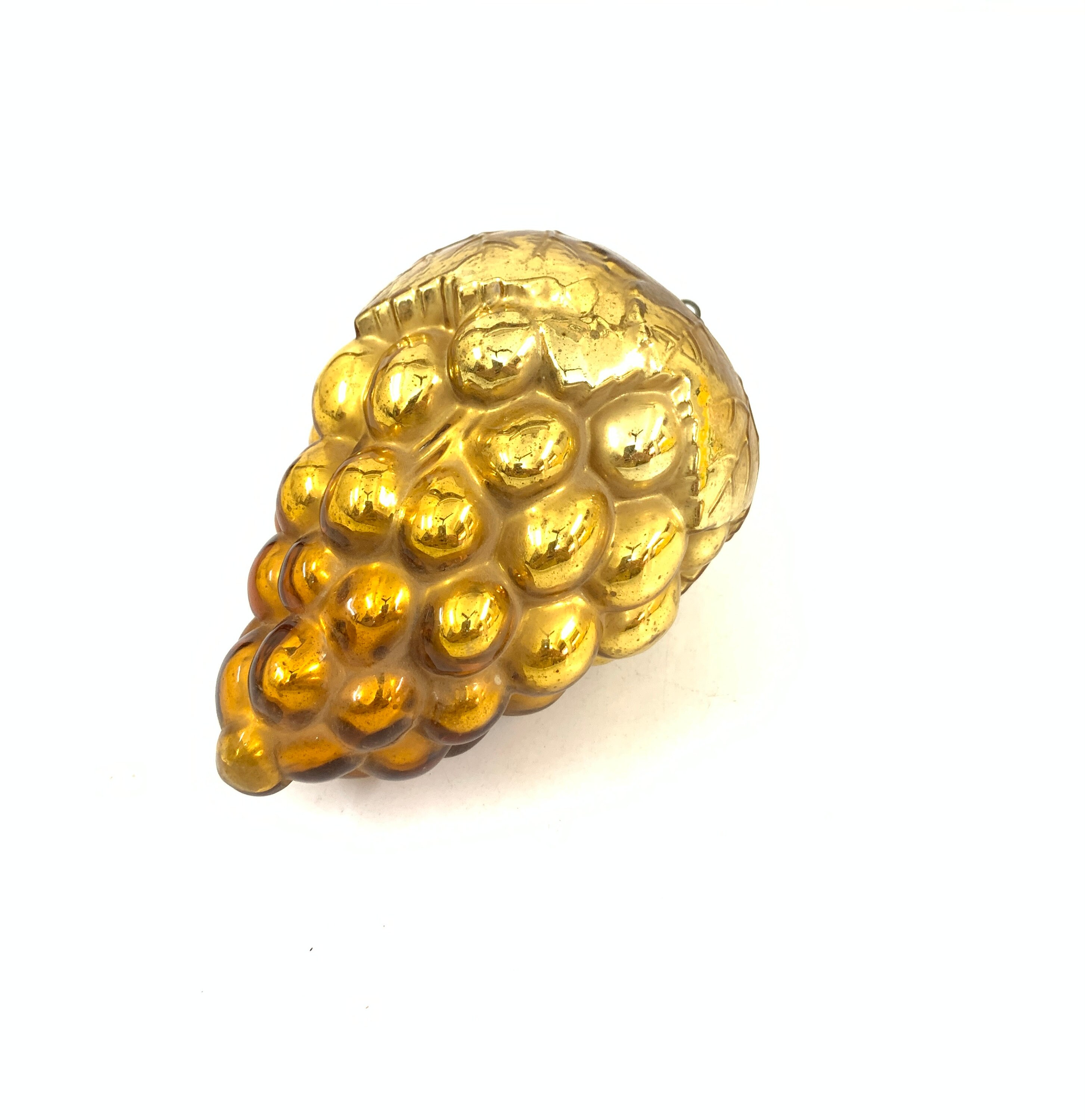 Antique Depose Brand Old Golden Cluster of Grapes Shape Christmas Heavy ...
