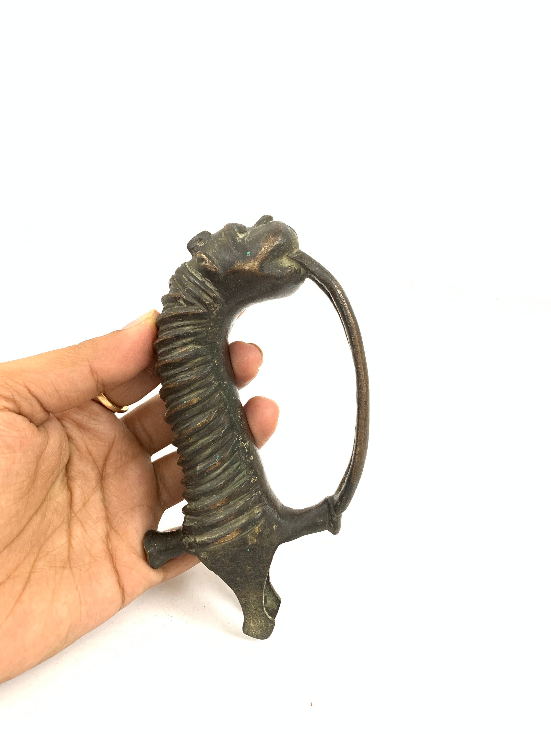 Vintage Sword Brass Lion Hilt Handle - Etsy