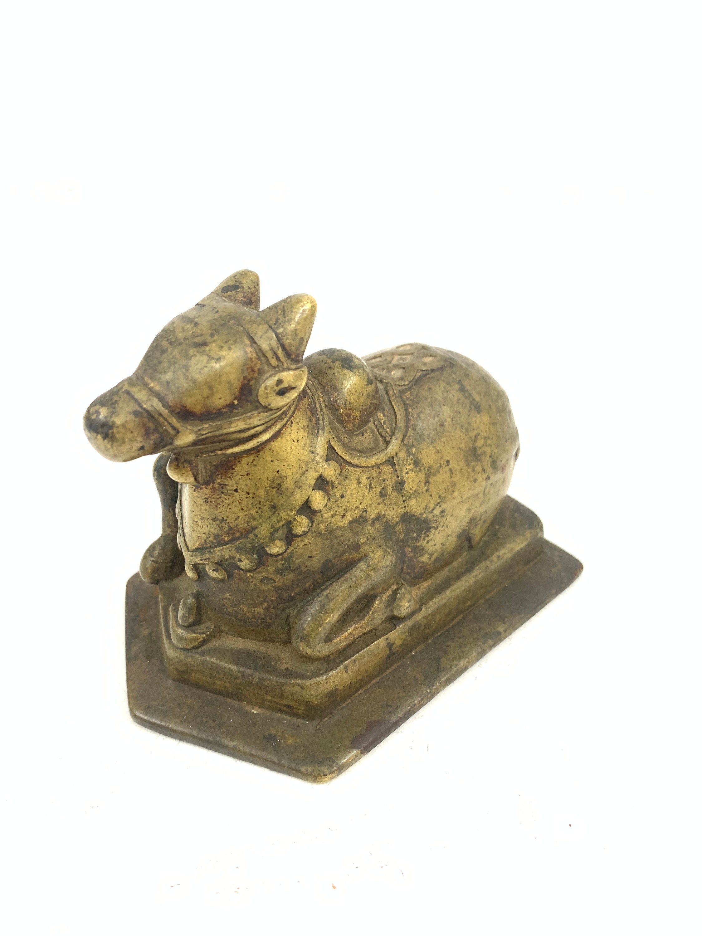 Antique Brass Maharashtrian Nandi Shiva Bull - Etsy
