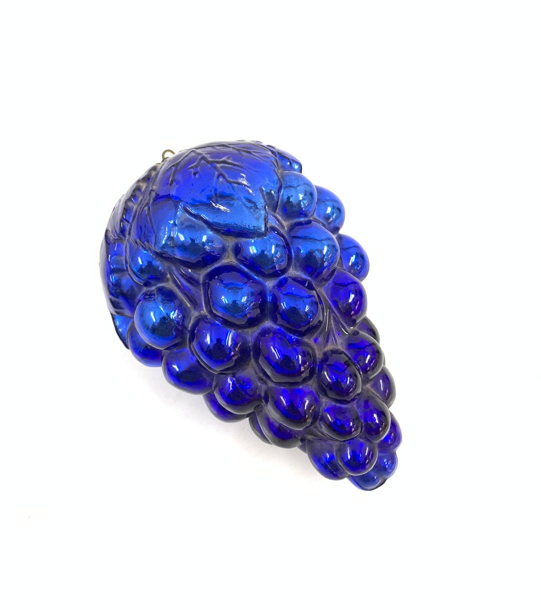 Antique Depose Brand Old Blue Cluster of Grapes Shape Christmas Heavy ...