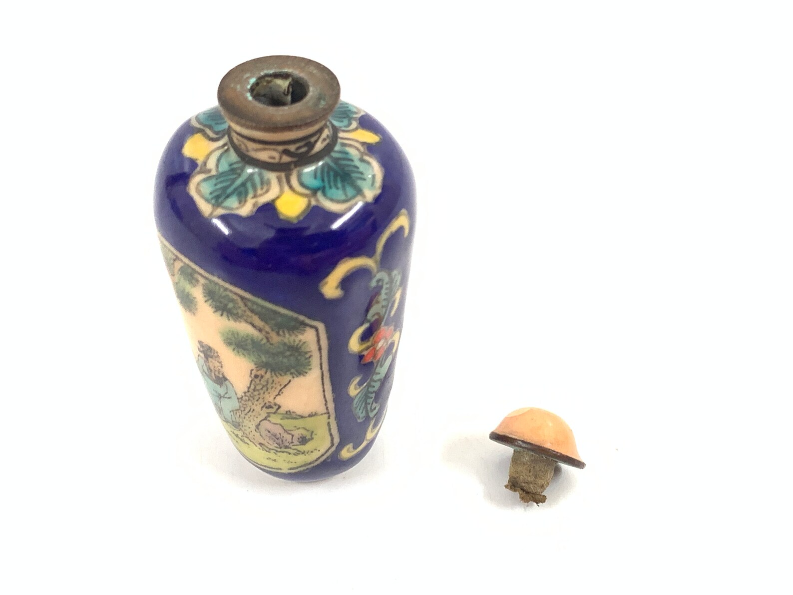 Vintage Small Chinese Copper Snuff / Opium / Perfume Bottles-hand ...