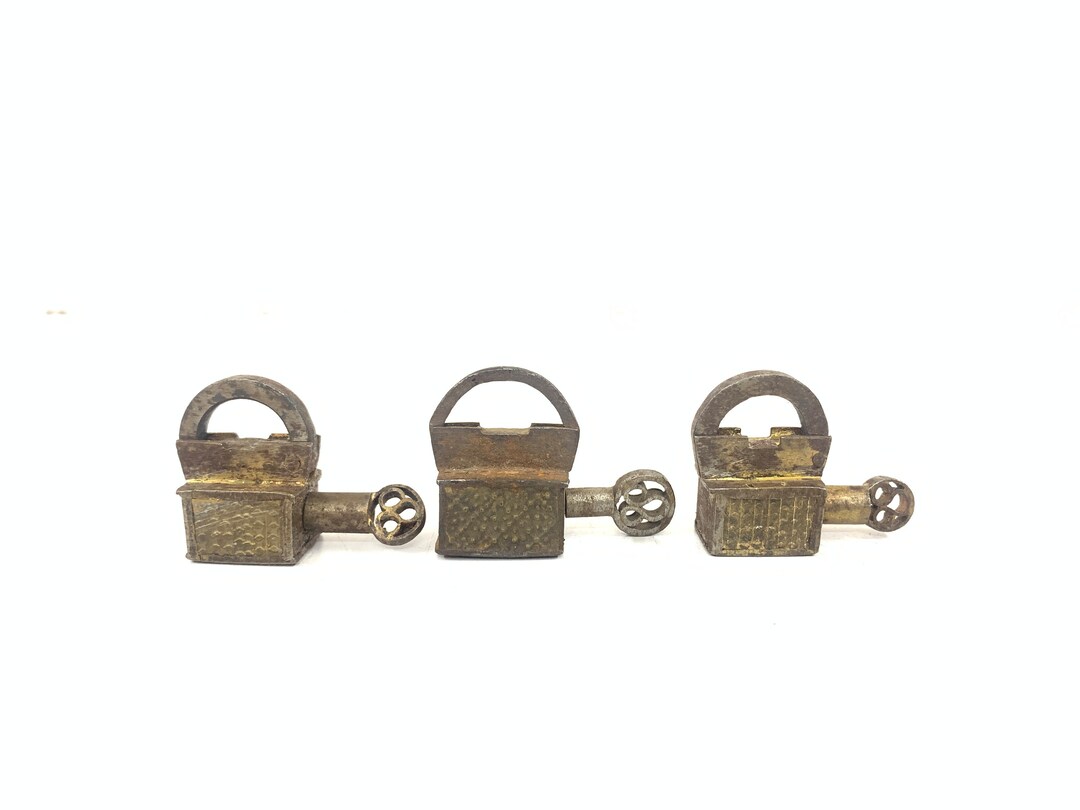 Vintage Miniature Brass Locks / Padlocks - Etsy
