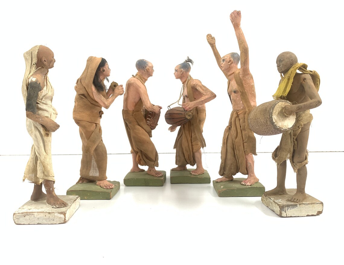 Vintage Terracotta Clay Figurine Band Terracotta Indian Toys - Etsy