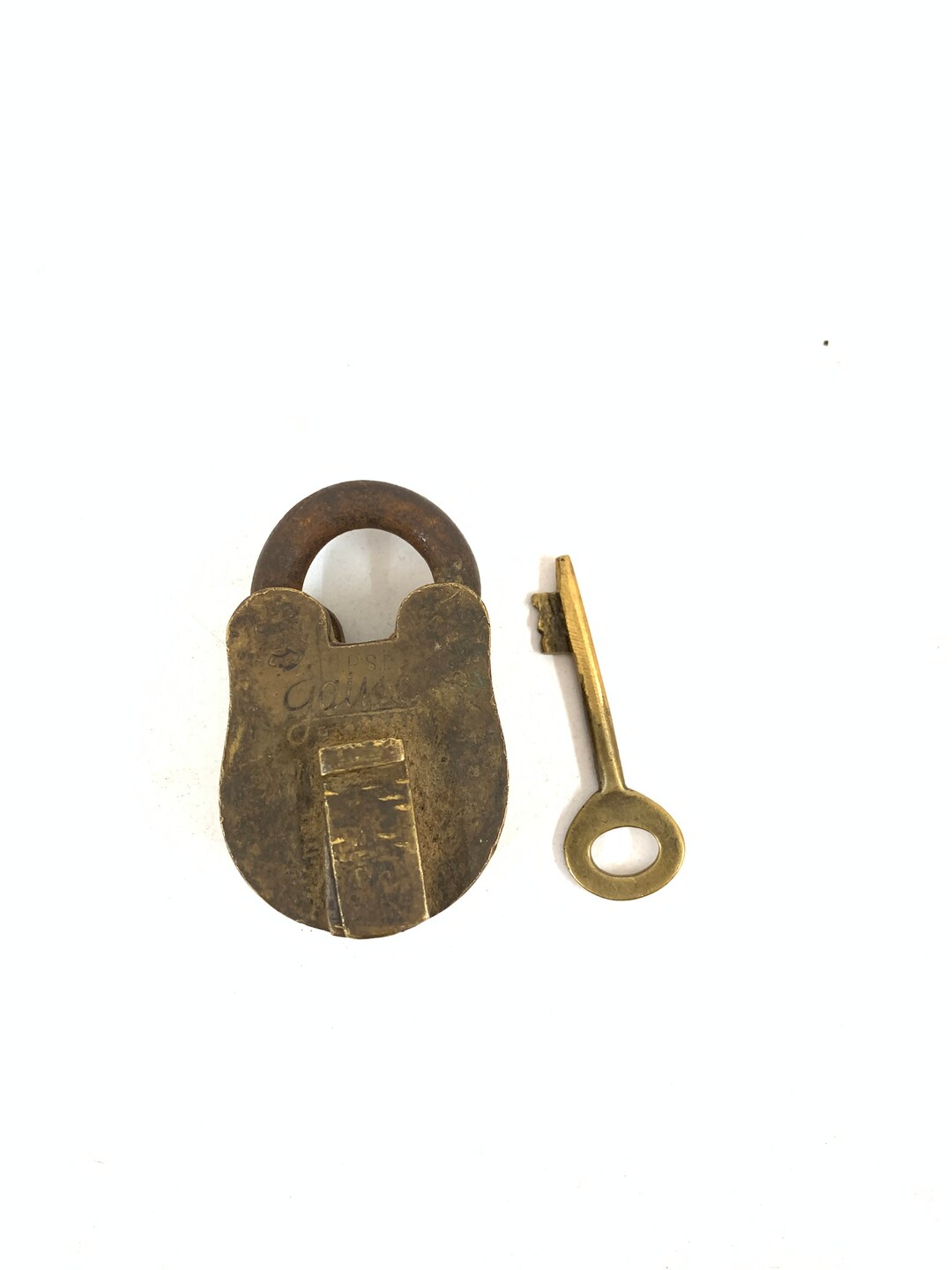 Vintage Brass Indian Lock 4 Levers - Etsy