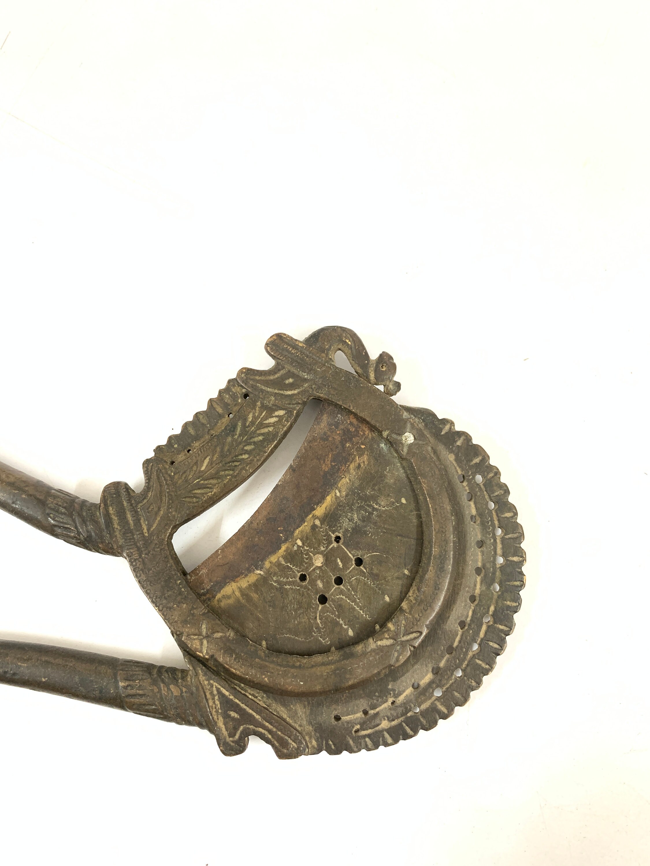 Vintage Brass Gujarati Sarota With a Peacock| Vintage Betel Nut Cutter ...