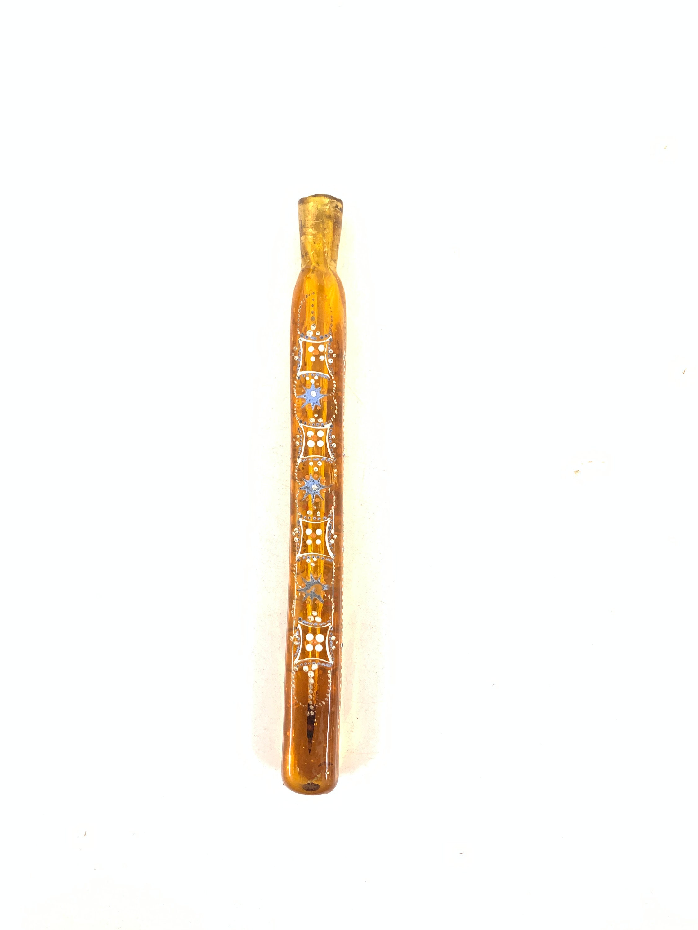 Antique Georgian Amber Glass Tear Catcher / Teardrop /lachrymatory ...