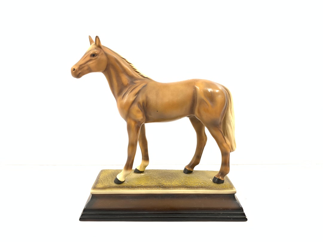 Vintage Japanese Biscuit Porcelain JK Horse Figurine - Etsy