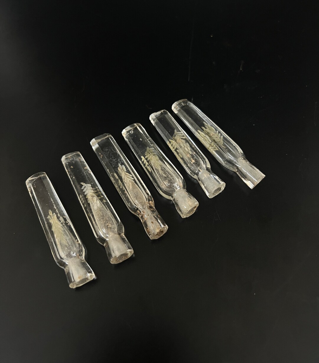 Vintage Tear Catcher Bottle With Etching Work - Etsy