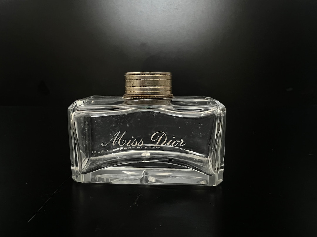 Vintage Christian Dior Perfume Bottle - Etsy