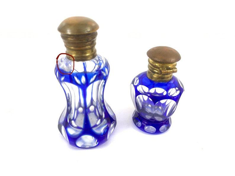 Antique Round Blue Perfume Bottles | Perfume Bottles| Perfume Bottle ...