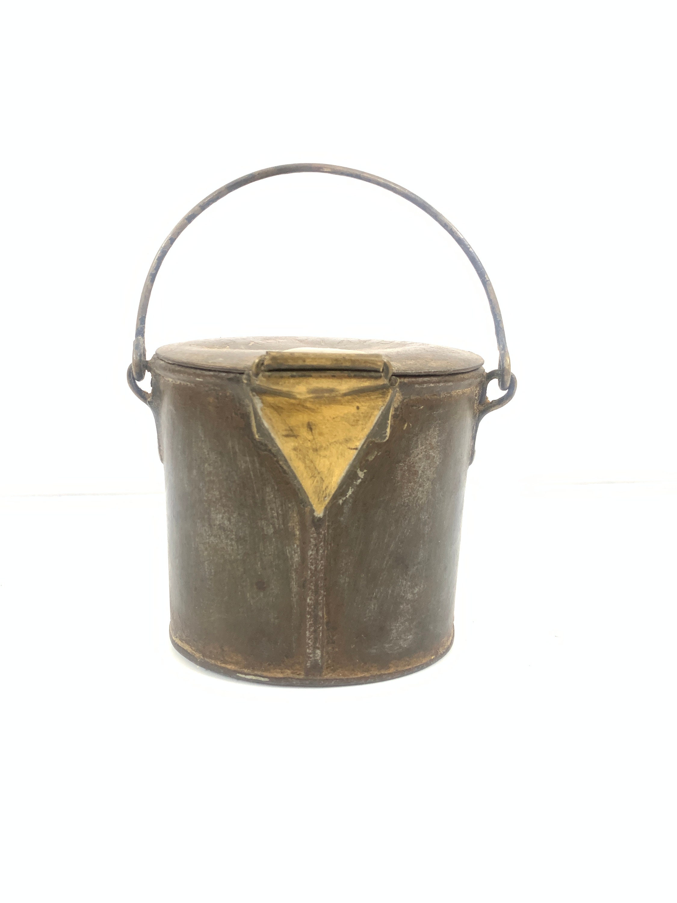 Vintage Iron Belgraviad Co. Ltd Exhibition Bucket| Iron Storage Box ...