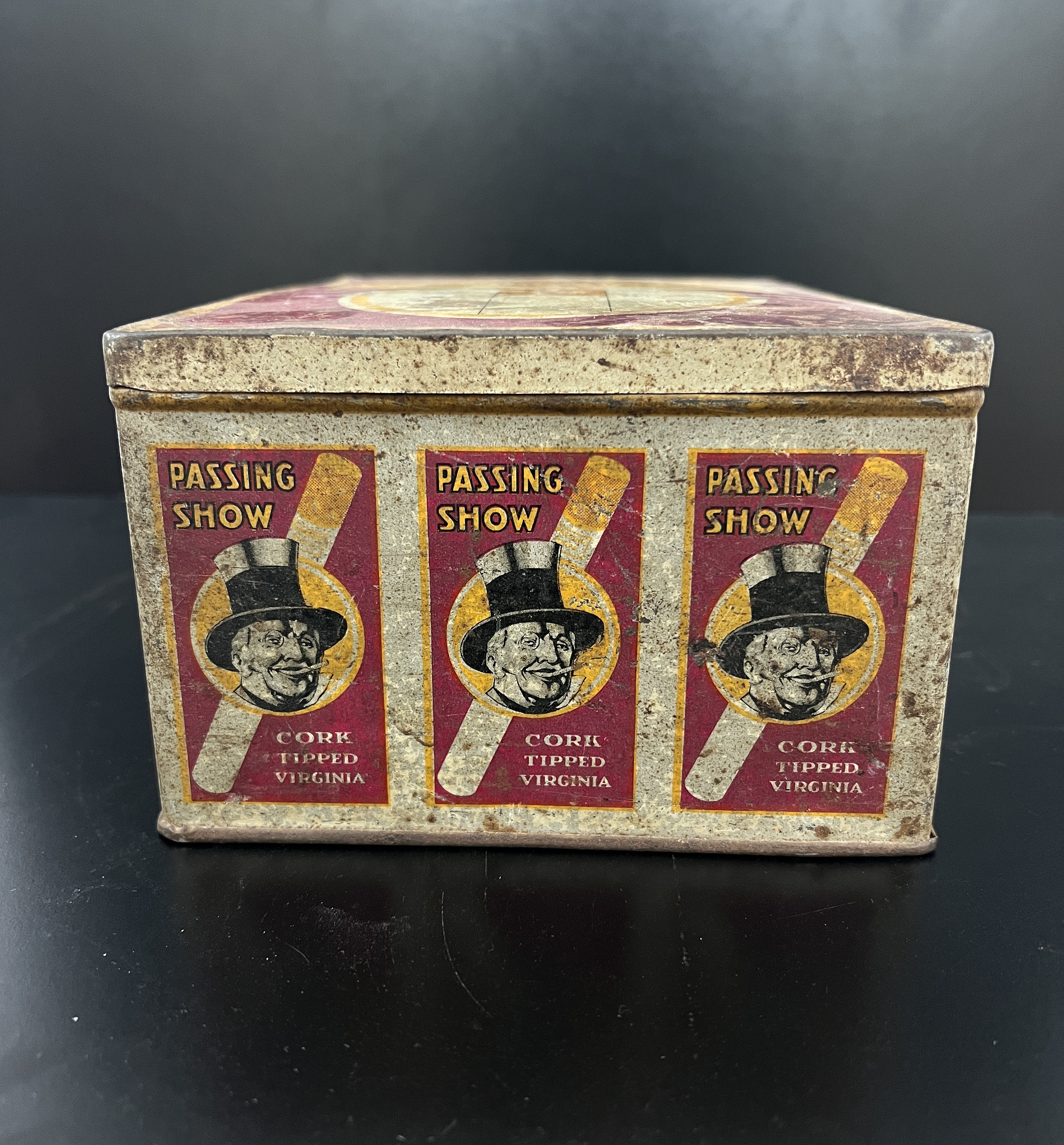 Vintage Passing Show Cigarettes Advertisement Box passing Show ...