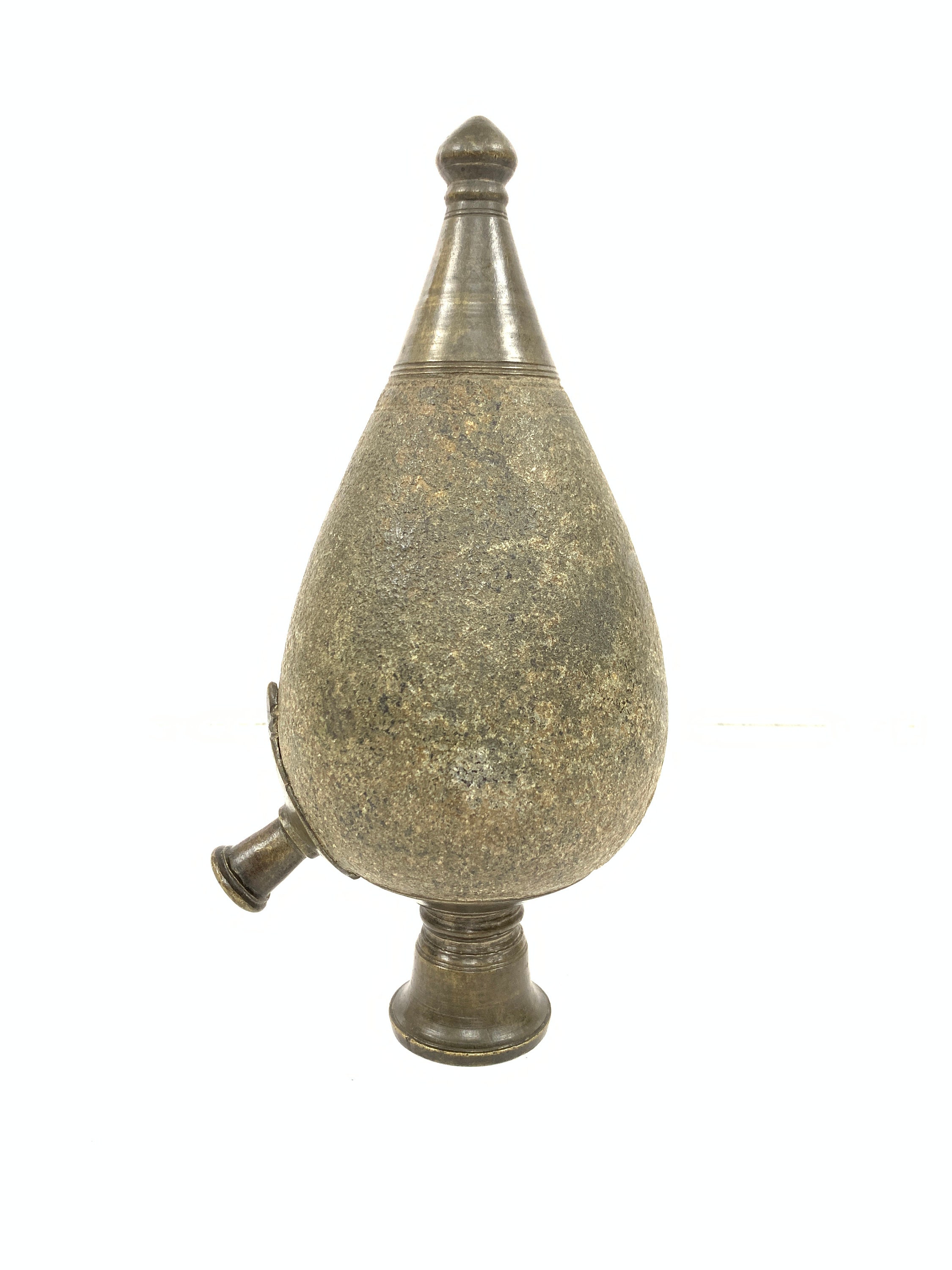 Antique Mughal Brass Islamic Hukka With Zinc Overlayed - Etsy