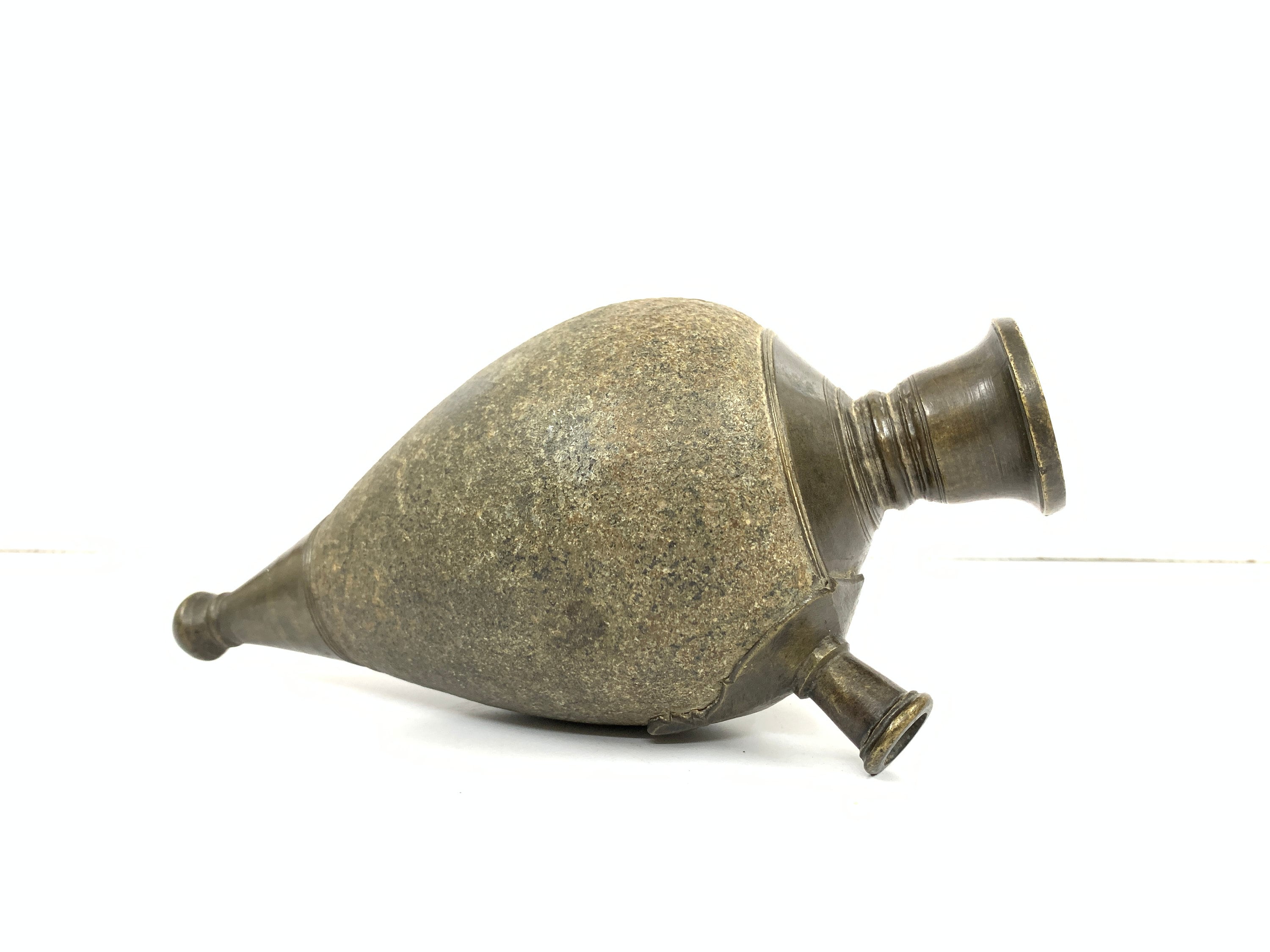 Antique Mughal Brass Islamic Hukka With Zinc Overlayed - Etsy