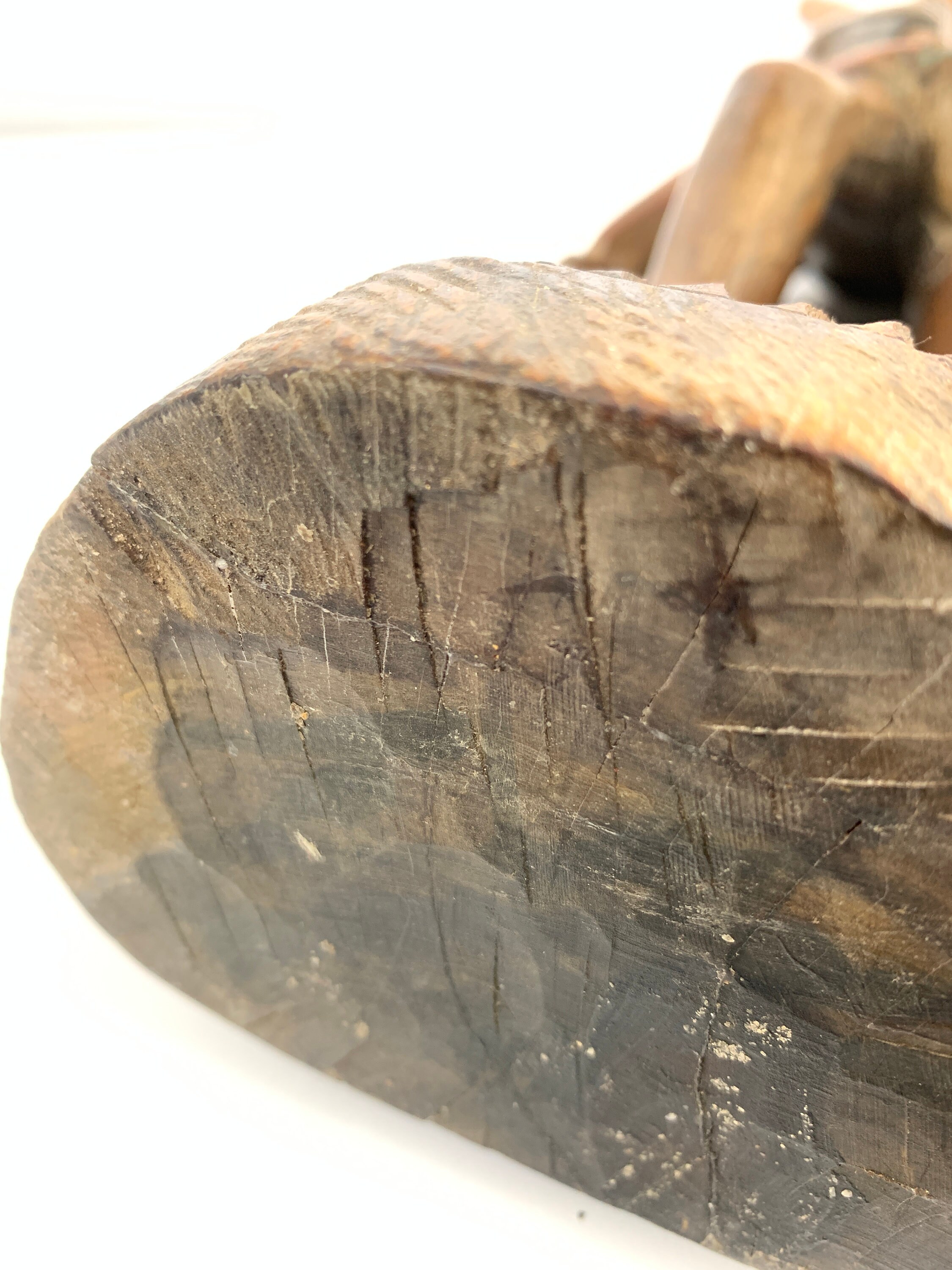 Antique Wooden African Tribal Man Woman Statue Tribal Statue African ...