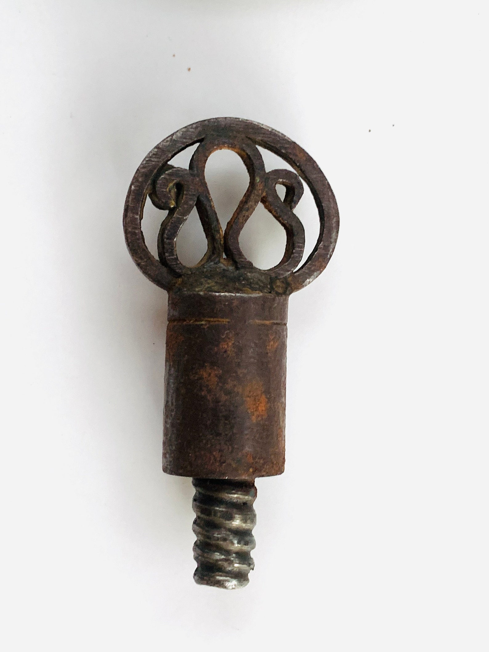 Vintage Padlock, Large Iron Lock, Barrel Lock, Theatre Props, Rustic ...