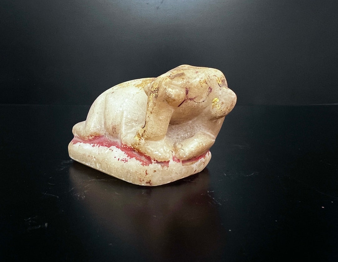 Vintage Marble Elephant With Gold Detailing | Elephant Figurines| Home ...