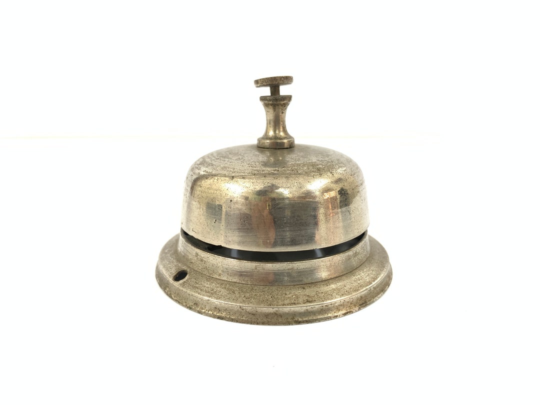 Buy Vintage Brass Office Bell Brass Counter Call Bell Patient ...