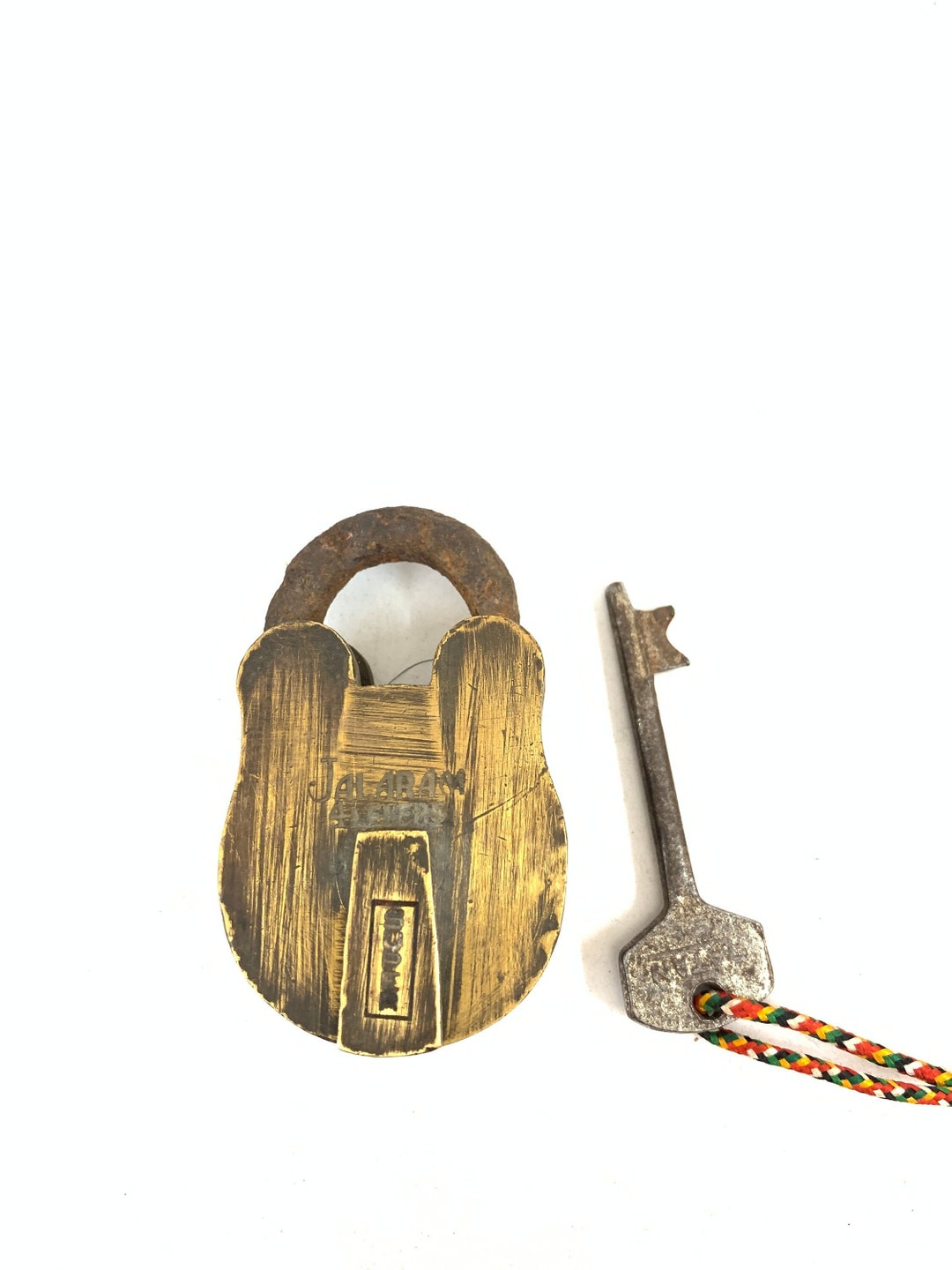 Vintage Brass Indian Mini Pad Lock - Etsy