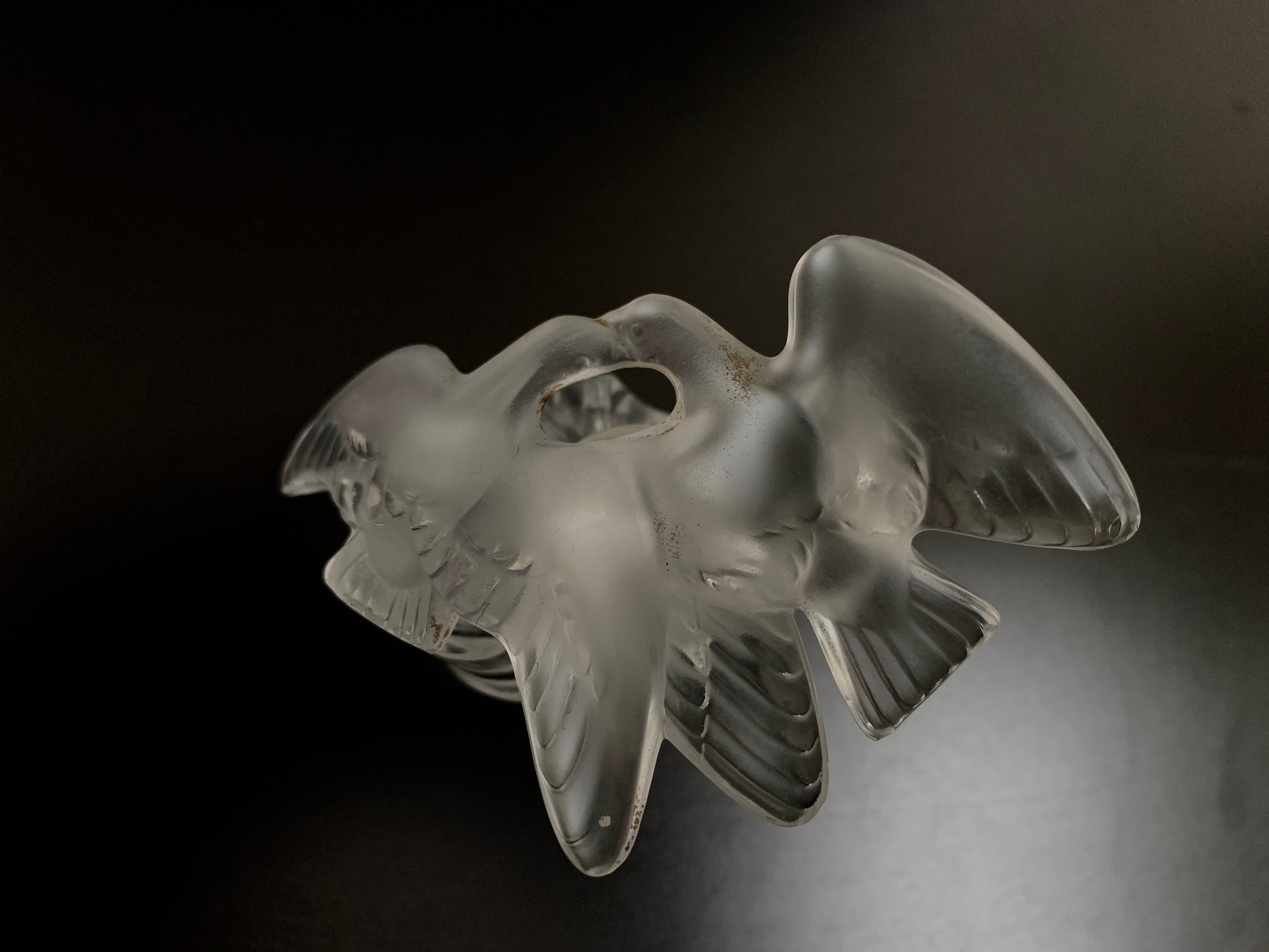 Vintage Frosted Love Bird Perfume Bottle - Etsy