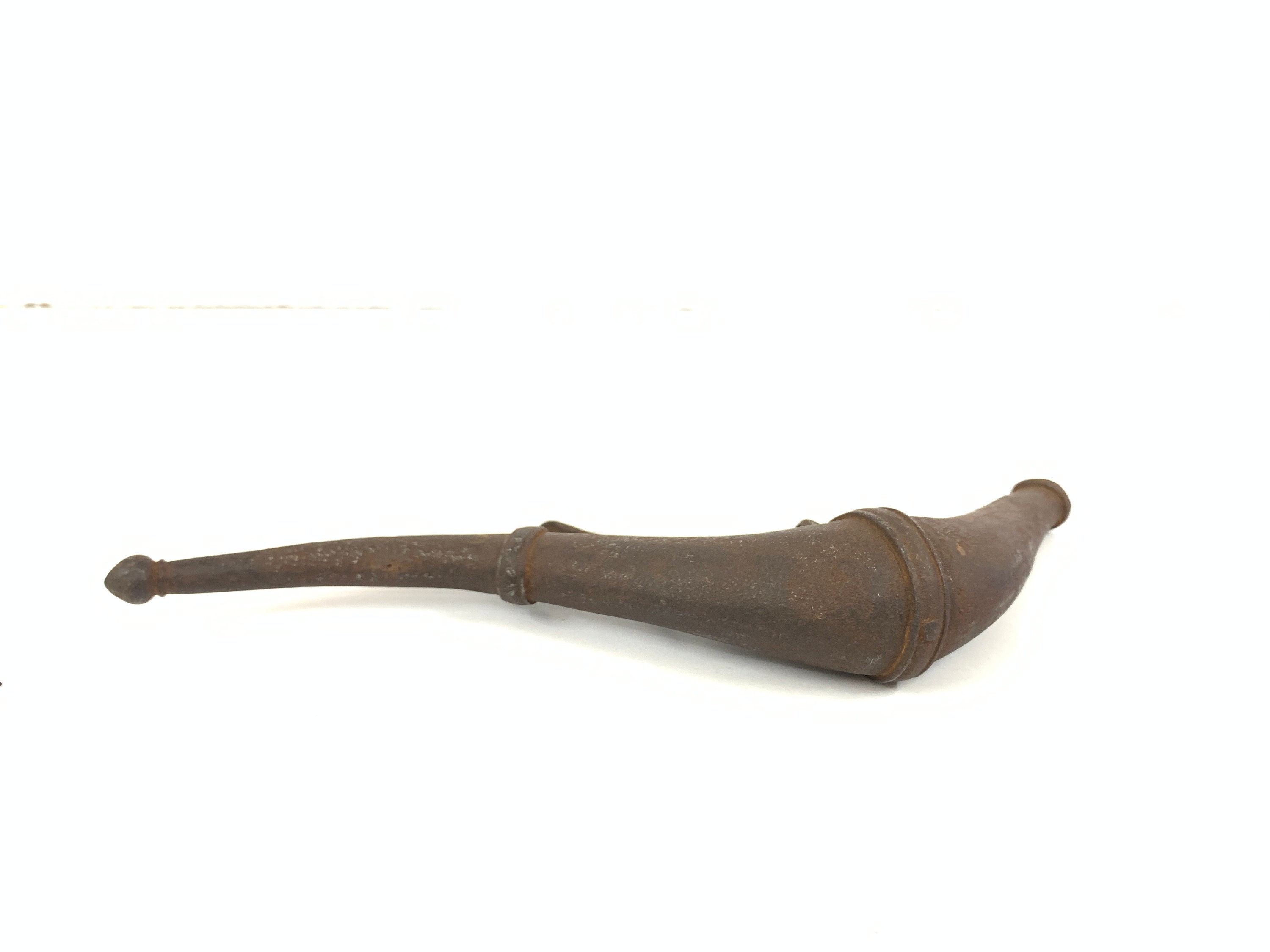 Antique 18 Century Iron Islamic Gun Powder Flask Persian - Etsy