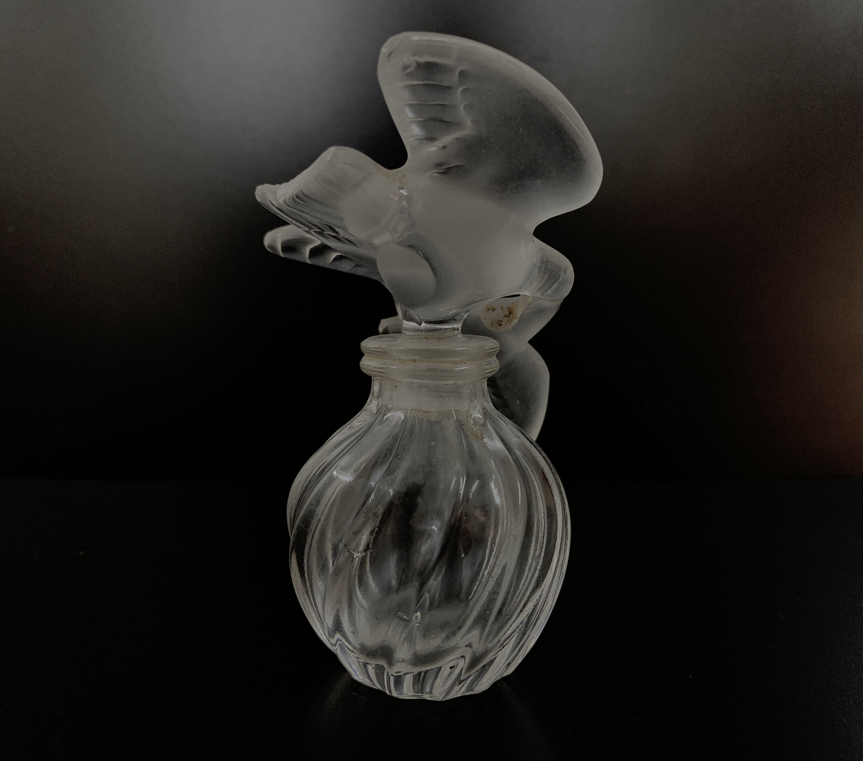 Vintage Frosted Love Bird Perfume Bottle - Etsy