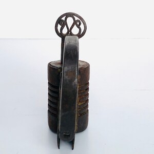 Vintage Padlock, Large Iron Lock, Barrel Lock, Theatre Props, Rustic ...