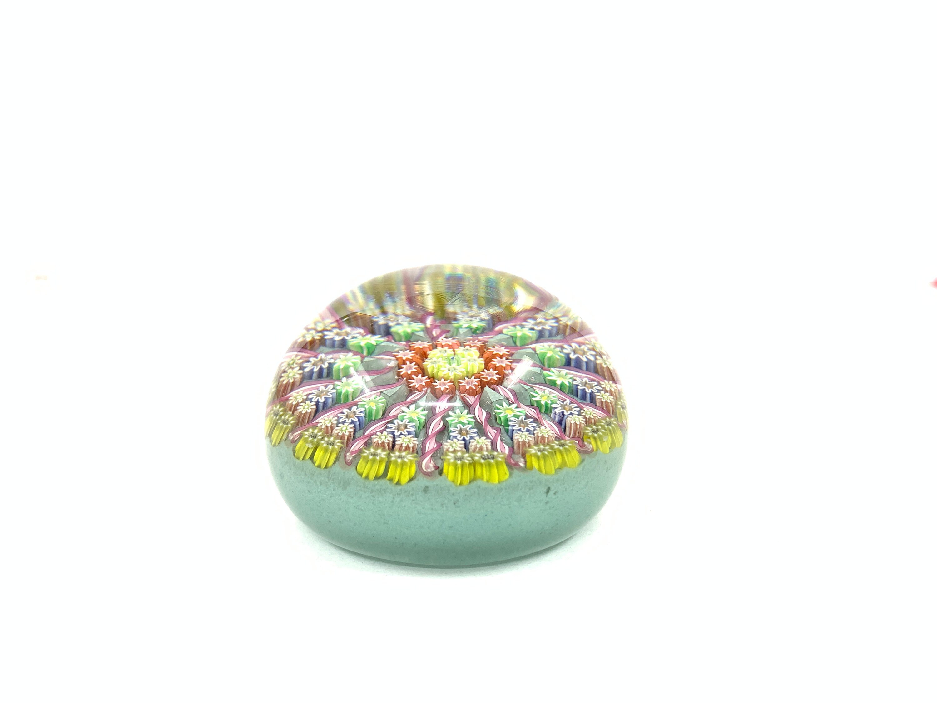 Vintage Scottish Perthshire Paperweights Millefiori & Latticino Glass ...