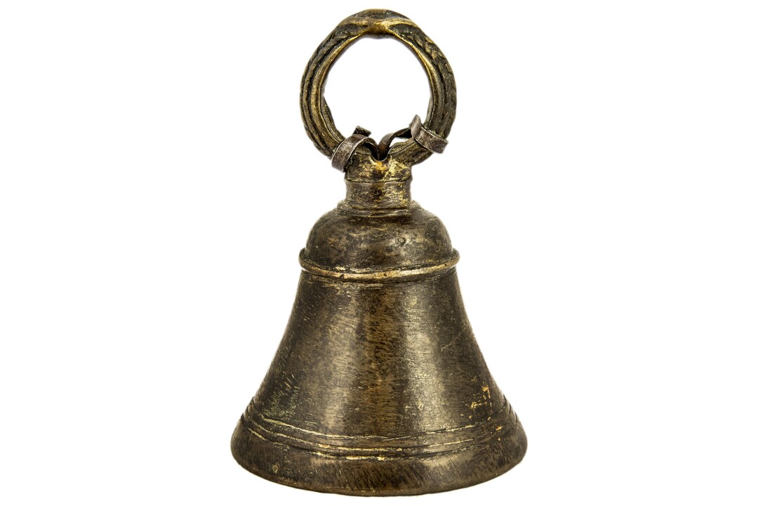 Vintage Brass Cow Bell Ringing Bell School Bell Brass Cow - Etsy
