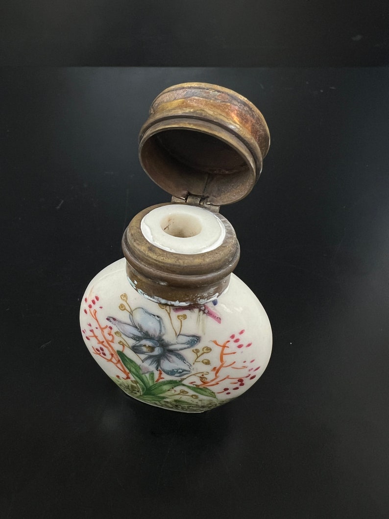 Vintage Porcelain Perfume Bottle - Etsy